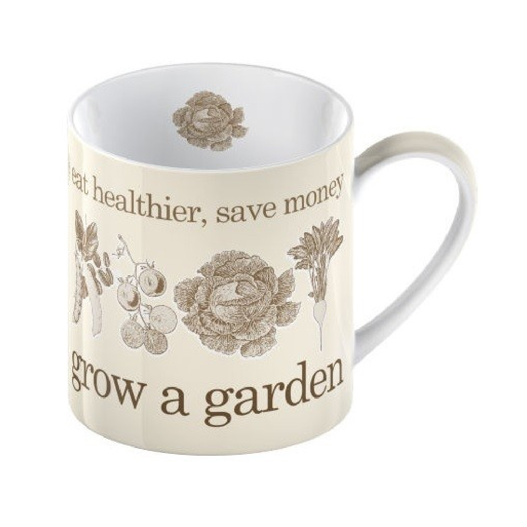 KEW - GROW A GARDEN - FINE BONE - CAN MUG – Lilyshomejo